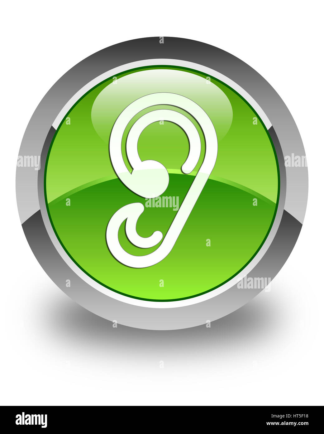 Human ear icon hi-res stock photography and images - Alamy