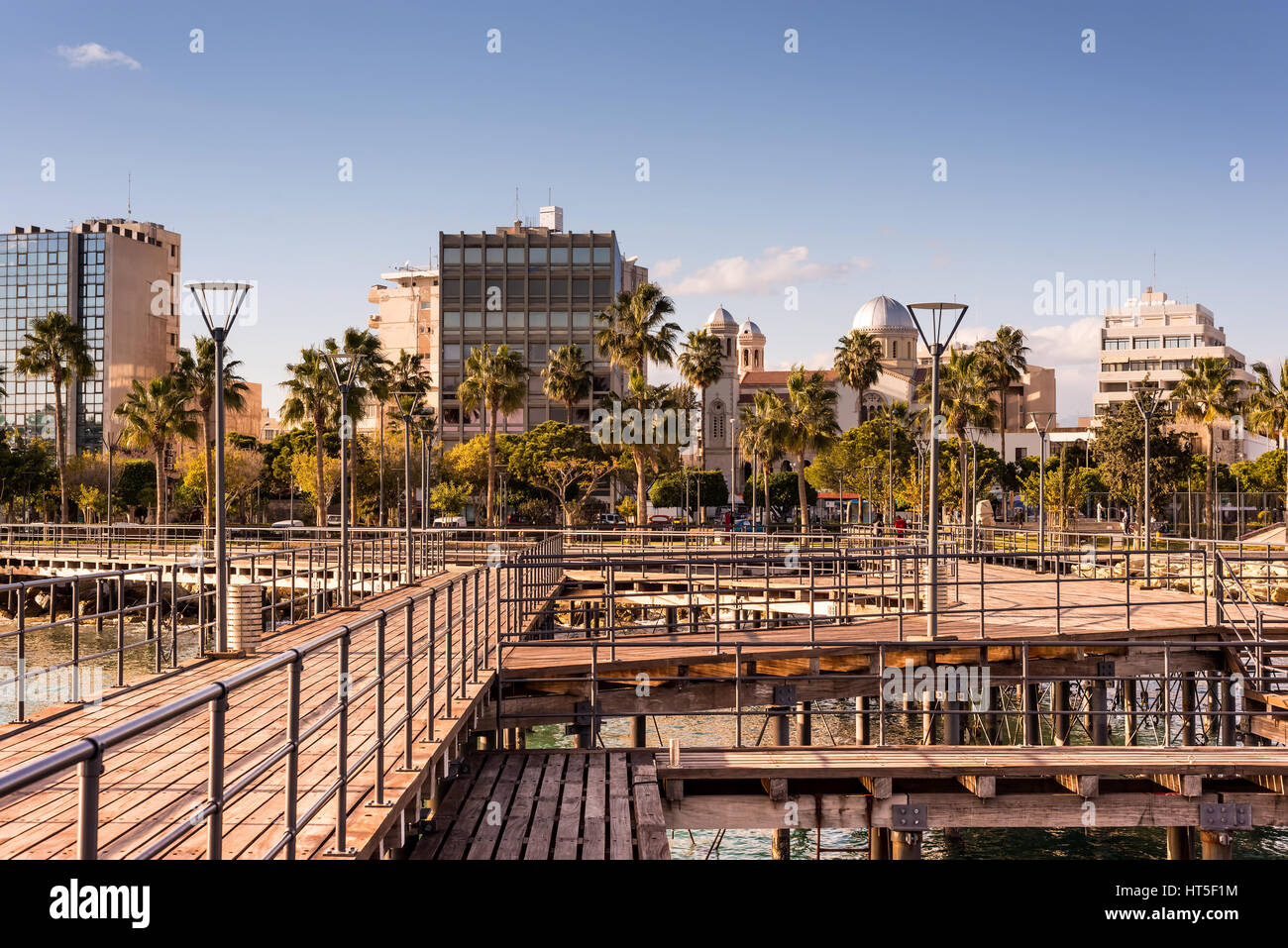Coastline and promenade in Limassol, Cyprus Stock Photo - Alamy