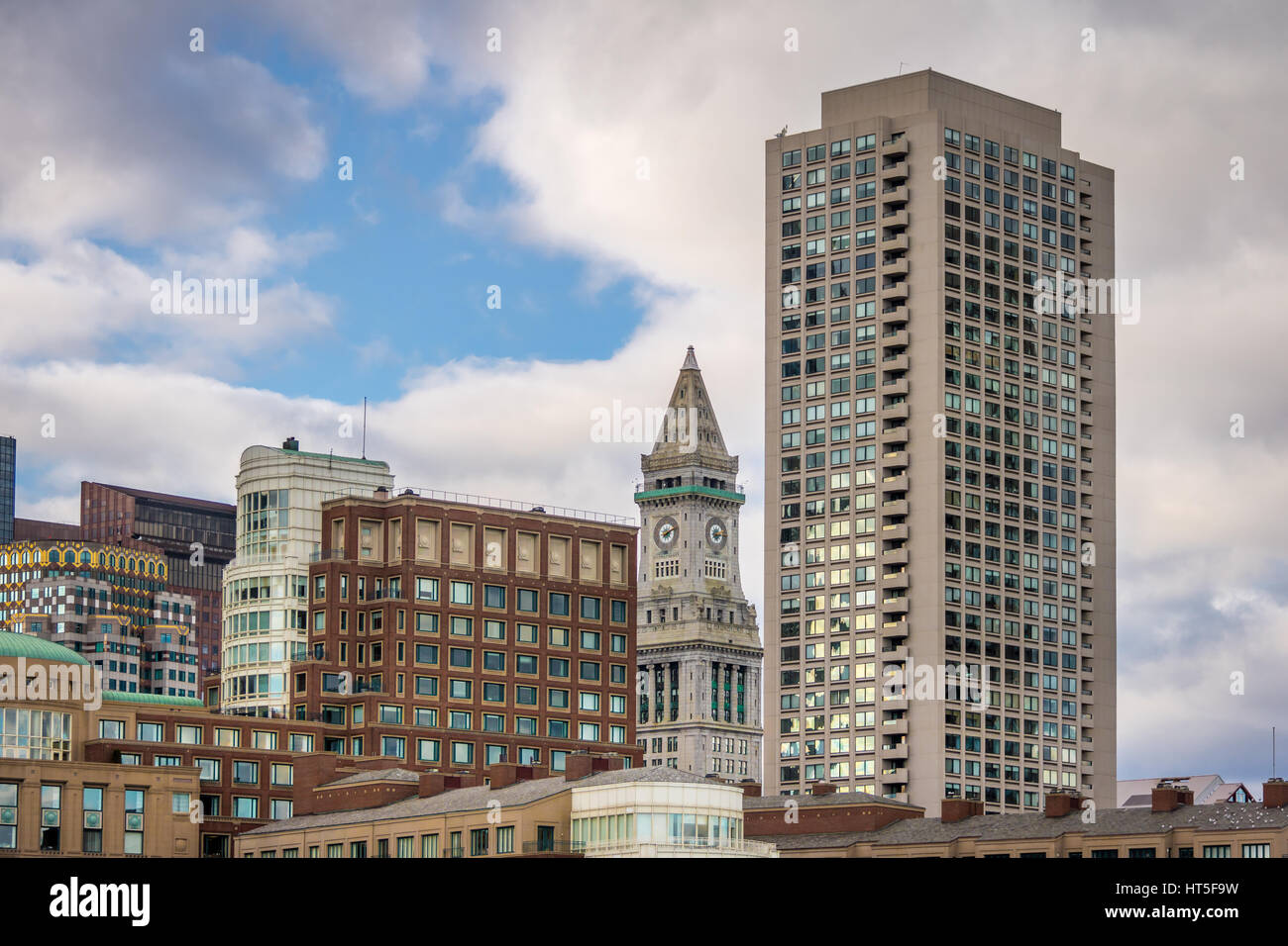 Boston Street Buildings - Boston, Massachusetts, USA Stock Photo - Alamy