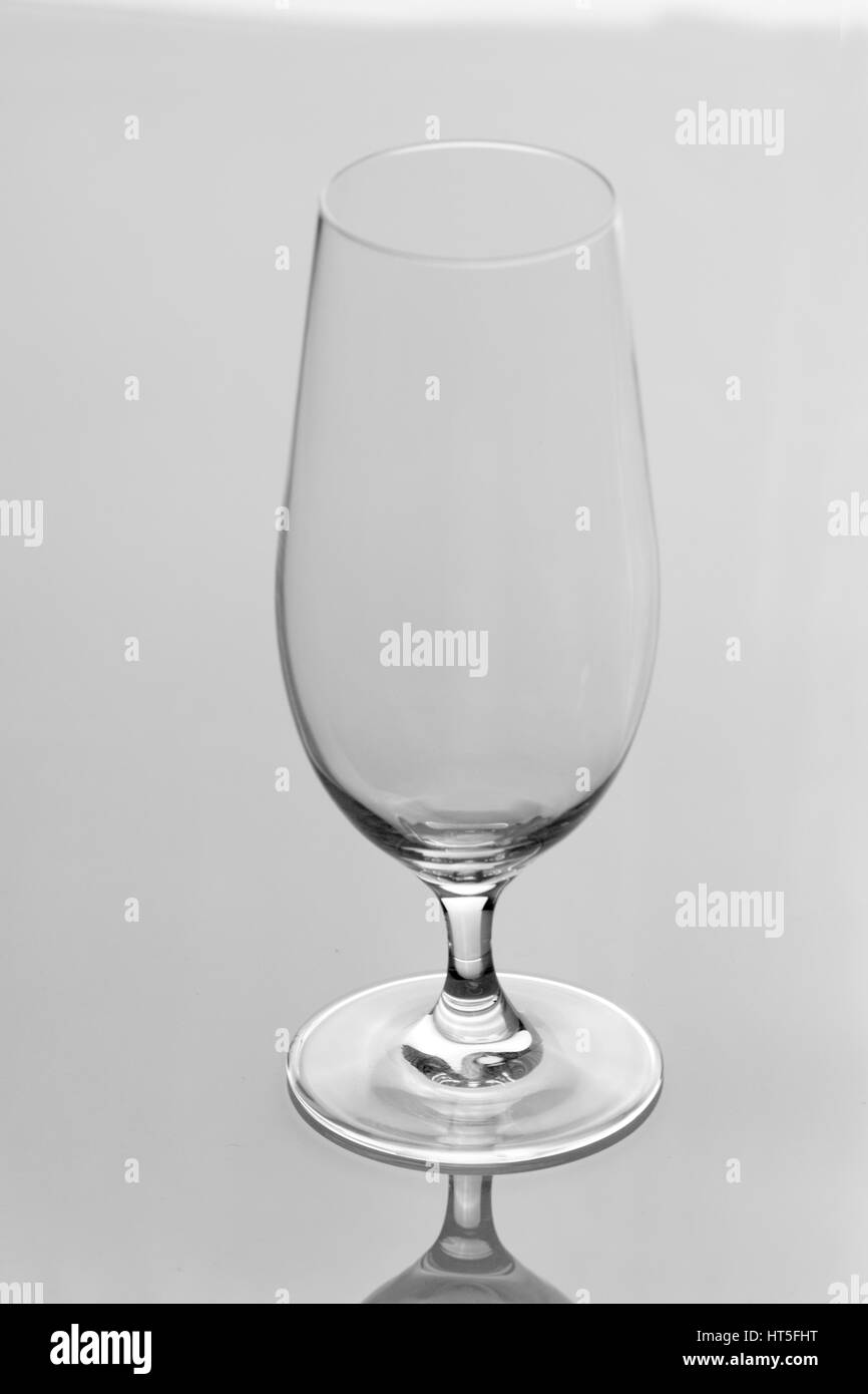 Empty glass, isolated on white background Stock Photo - Alamy