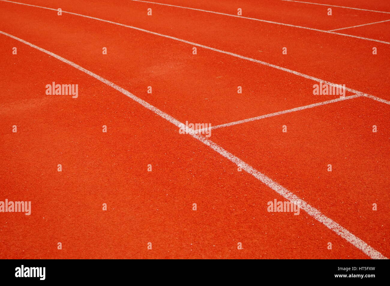 Red plastic track and field track in Baoan Sports Center, Shenzhen ...