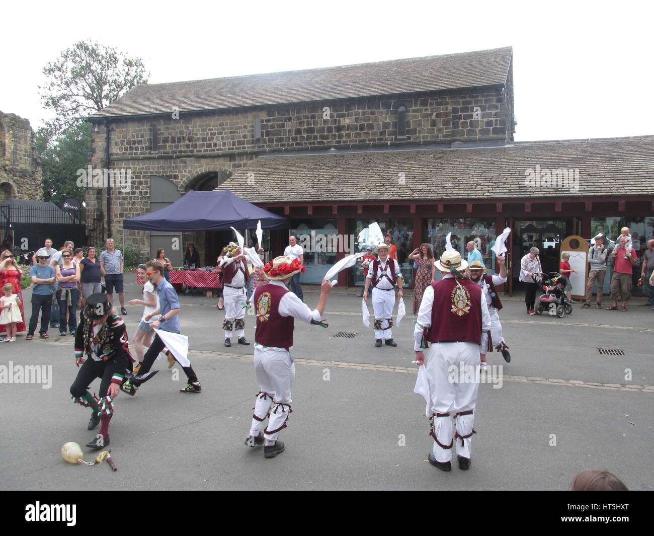 Kirkstall Abbey Festival. Held in the grounds of the Leeds Monastery ...