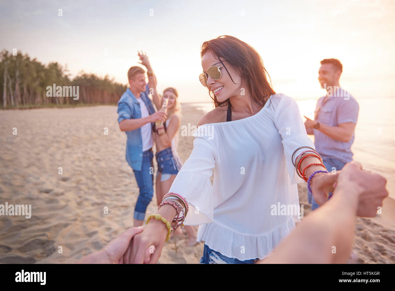 Dancing till the early dawn Stock Photo - Alamy