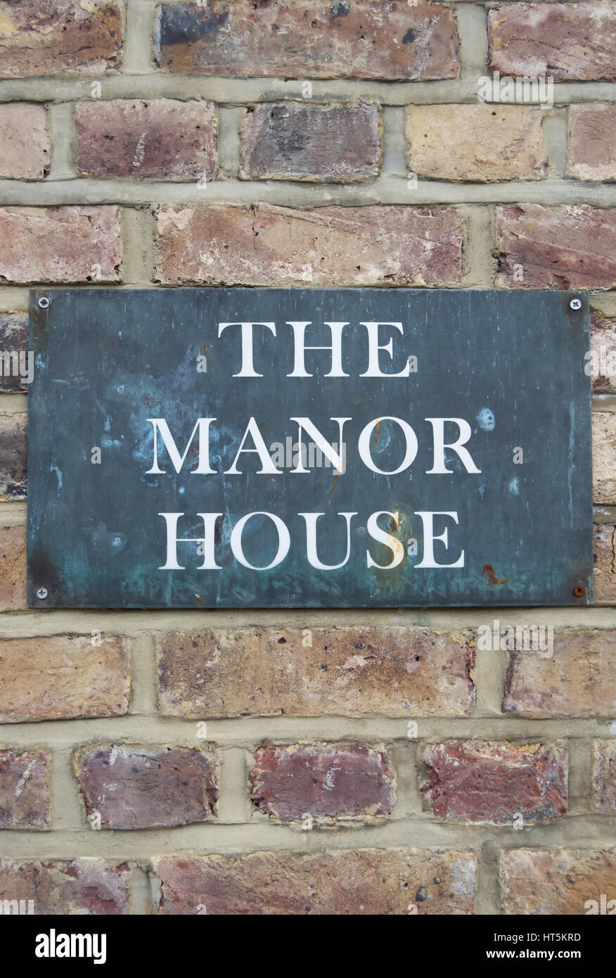 House sign manor hi-res stock photography and images - Alamy