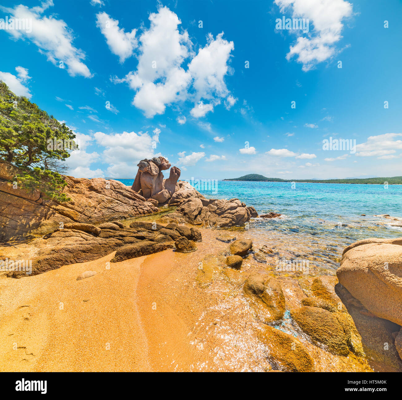 rocks in Liscia Ruja beach, Sardinia Stock Photo - Alamy