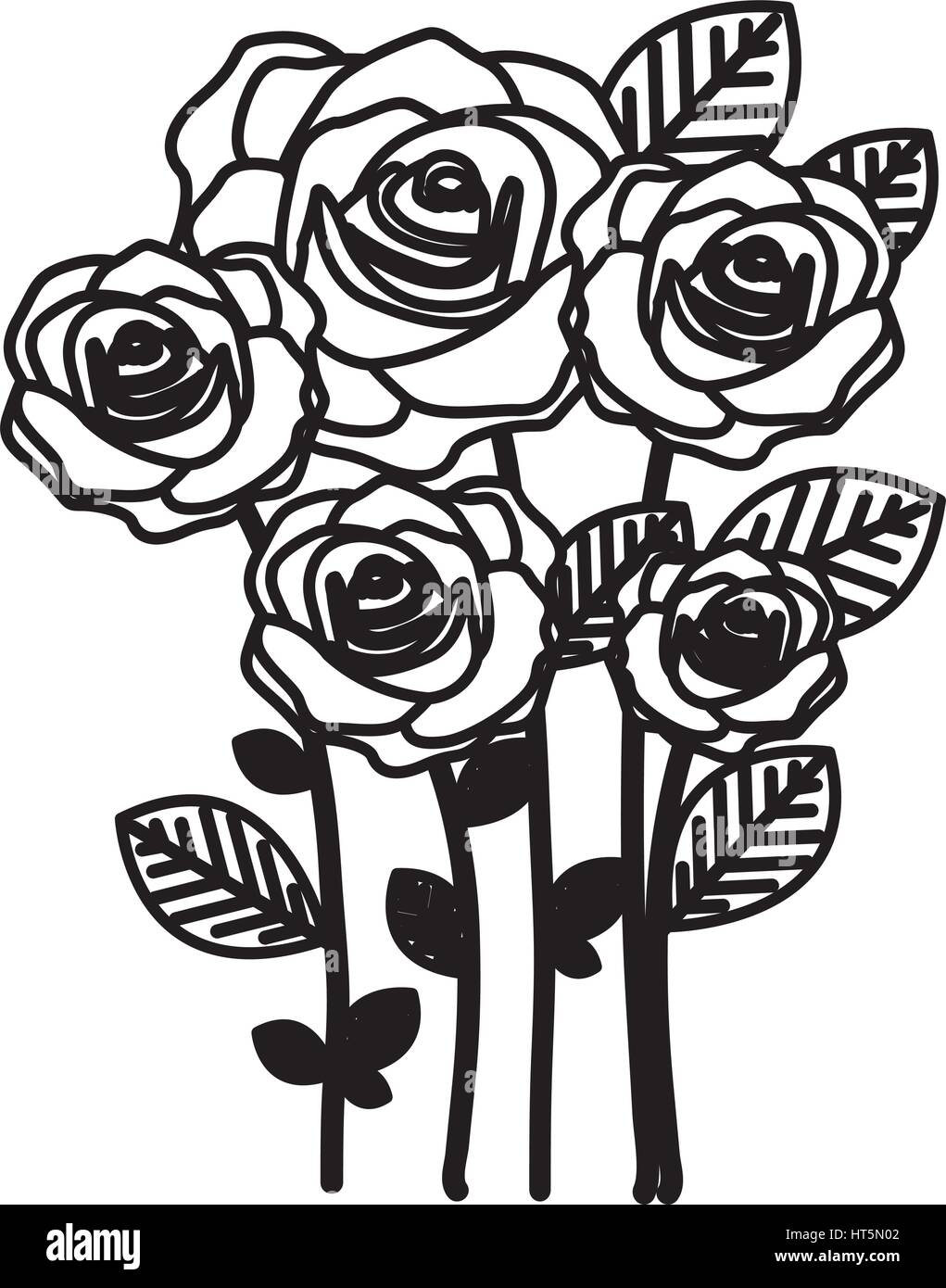 Red rose petal detail Stock Vector Images - Alamy