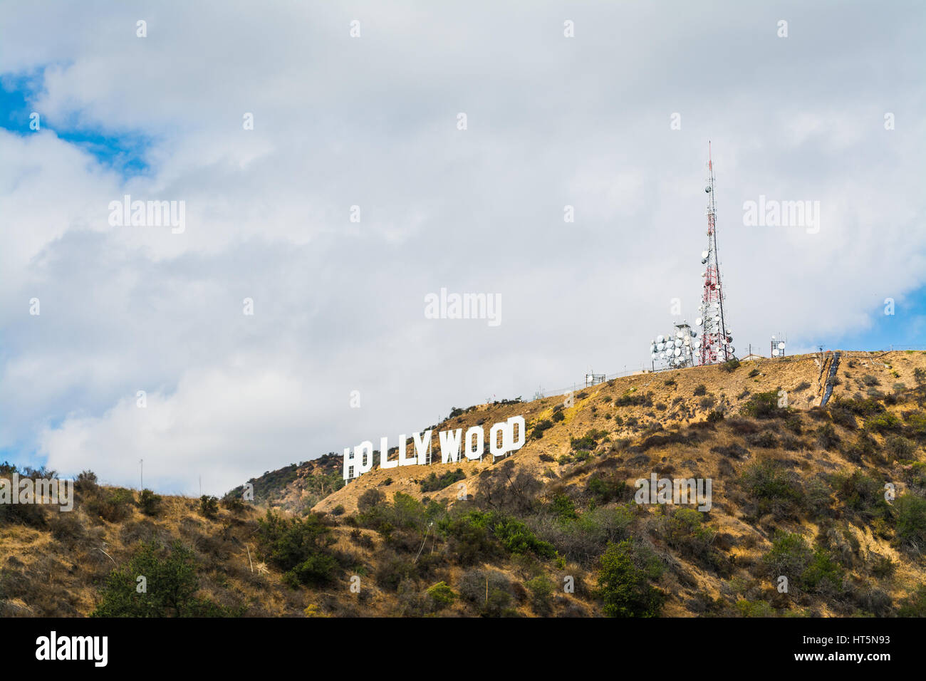 Behind hollywood sign hi-res stock photography and images - Alamy