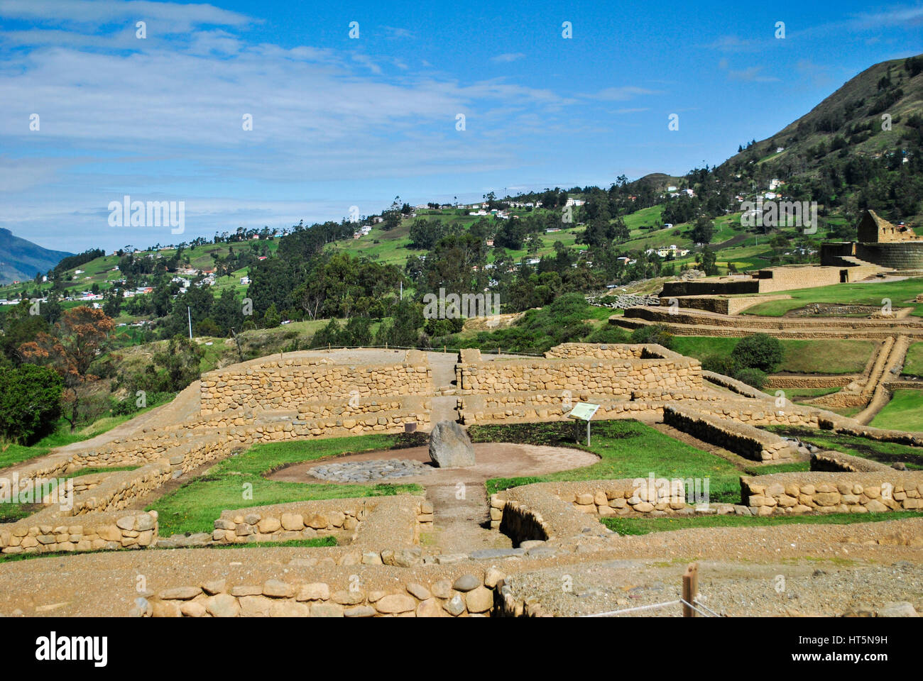 Temple of the Sun, in Inca Ruins. Ingapirca. Ecuador Stock Photo - Alamy