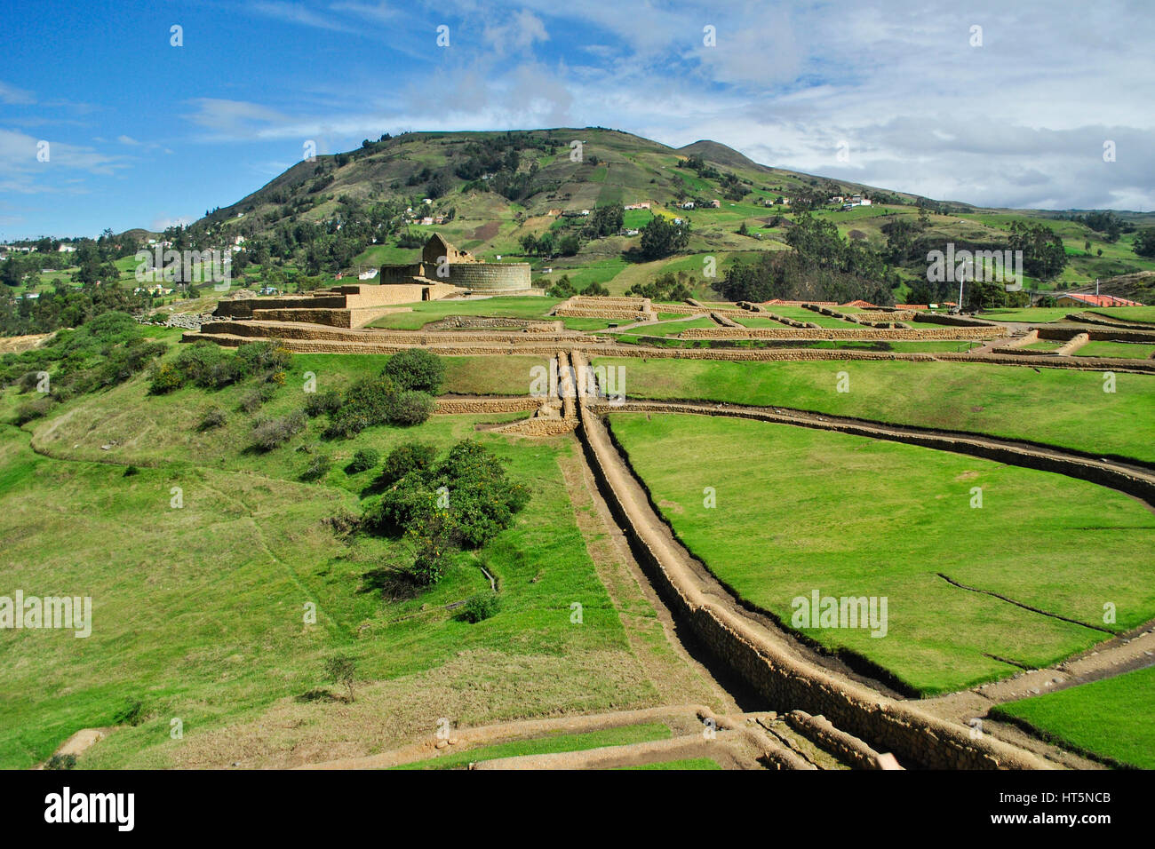 Temple of the Sun, in Inca Ruins. Ingapirca. Ecuador Stock Photo - Alamy