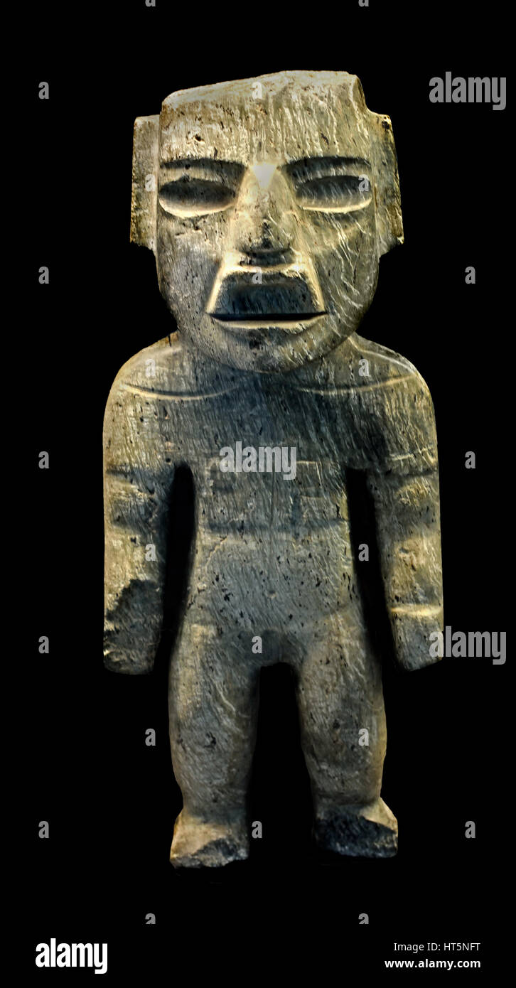 Stone Figure Pre-Historic Mexico Gulf Coast 46,5 x 18,8 x 11,5 cm ...