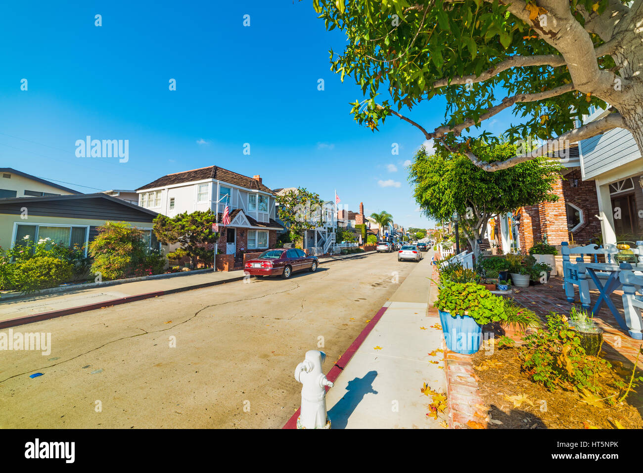 clear sky over Balboa island, California Stock Photo - Alamy