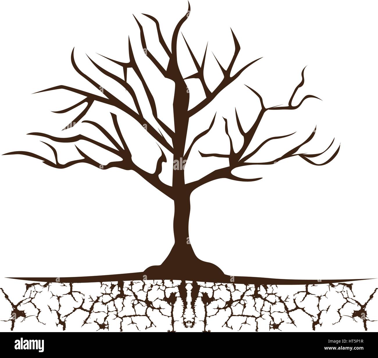 color tree without leaves icon Stock Vector Image & Art - Alamy