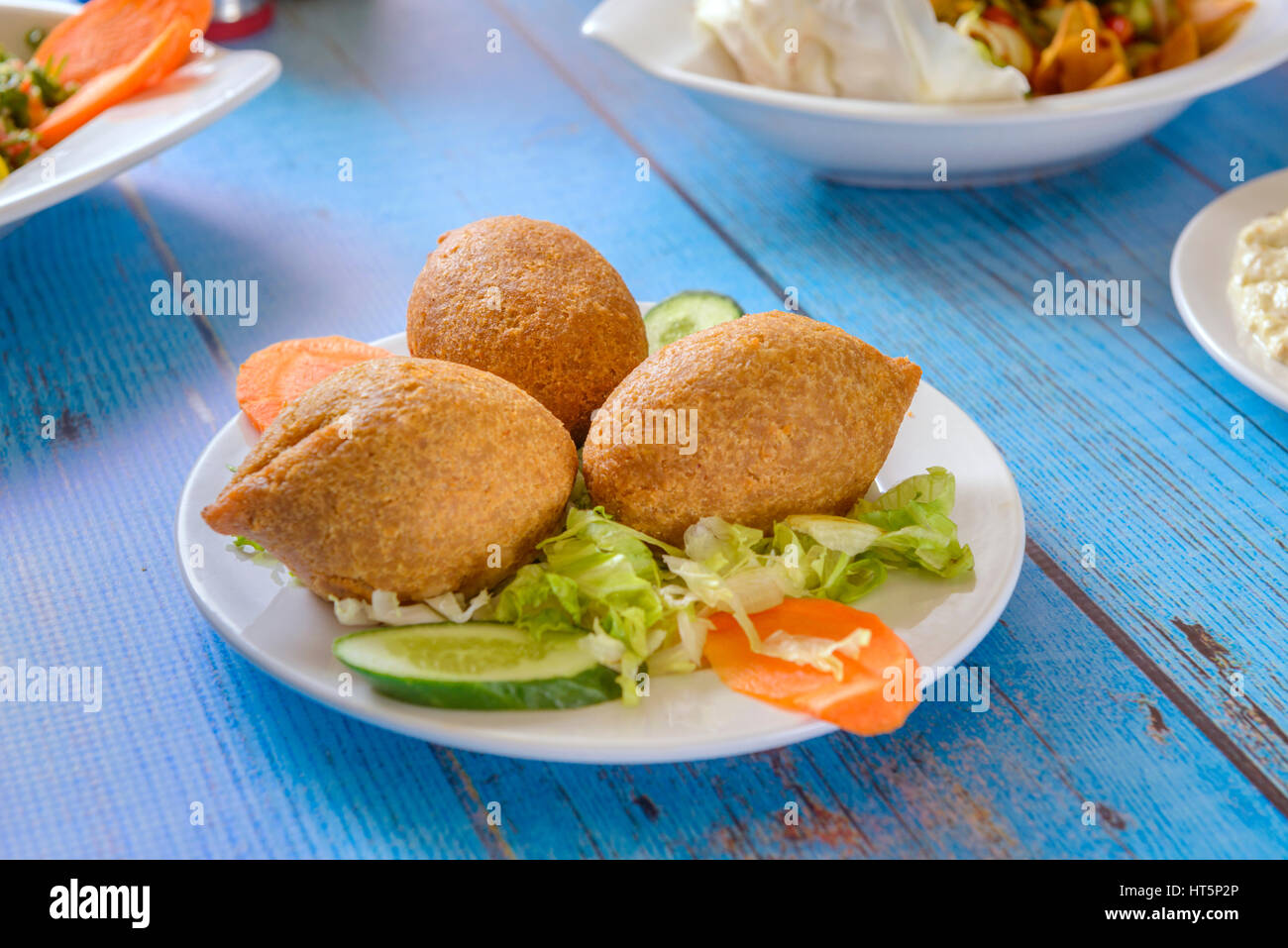 A Dish of Delicious Traditional Syrian Kebba Stock Photo - Alamy