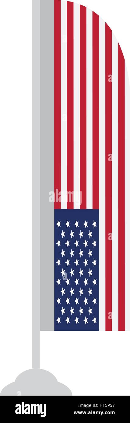 Isolated American flag Stock Vector Image & Art - Alamy