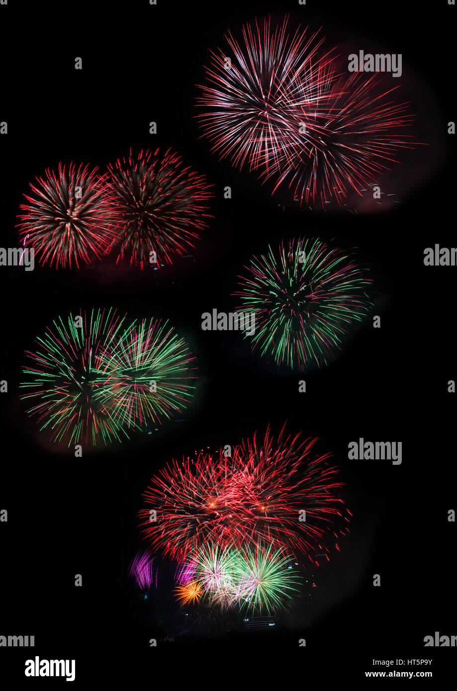 Exploding fireworks hi-res stock photography and images - Alamy