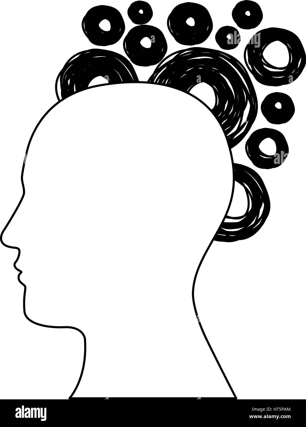 figure human with bubbles icon Stock Vector Image & Art - Alamy