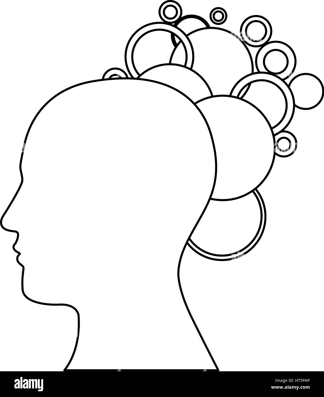 figure human with bubbles icon Stock Vector Image & Art - Alamy