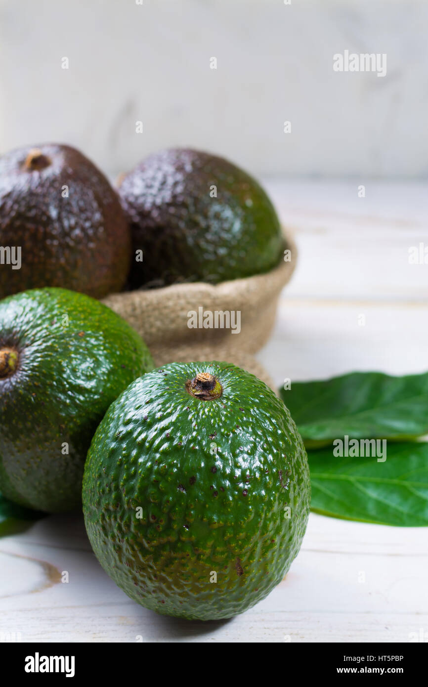 Green fresh avocado from organic avocado plantation - healthy food ...