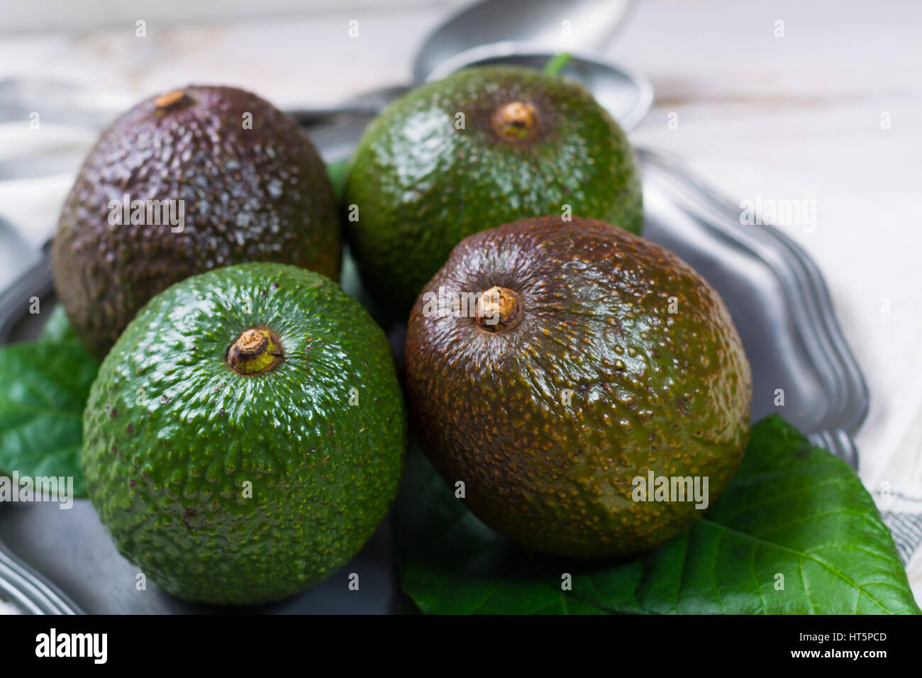 Green fresh avocado from organic avocado plantation - healthy food ...