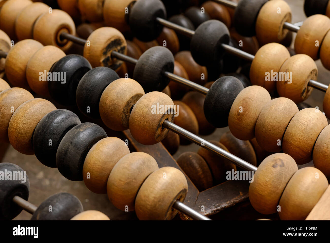 Backgrounds and textures: old abacus, close up shot, accounting ...