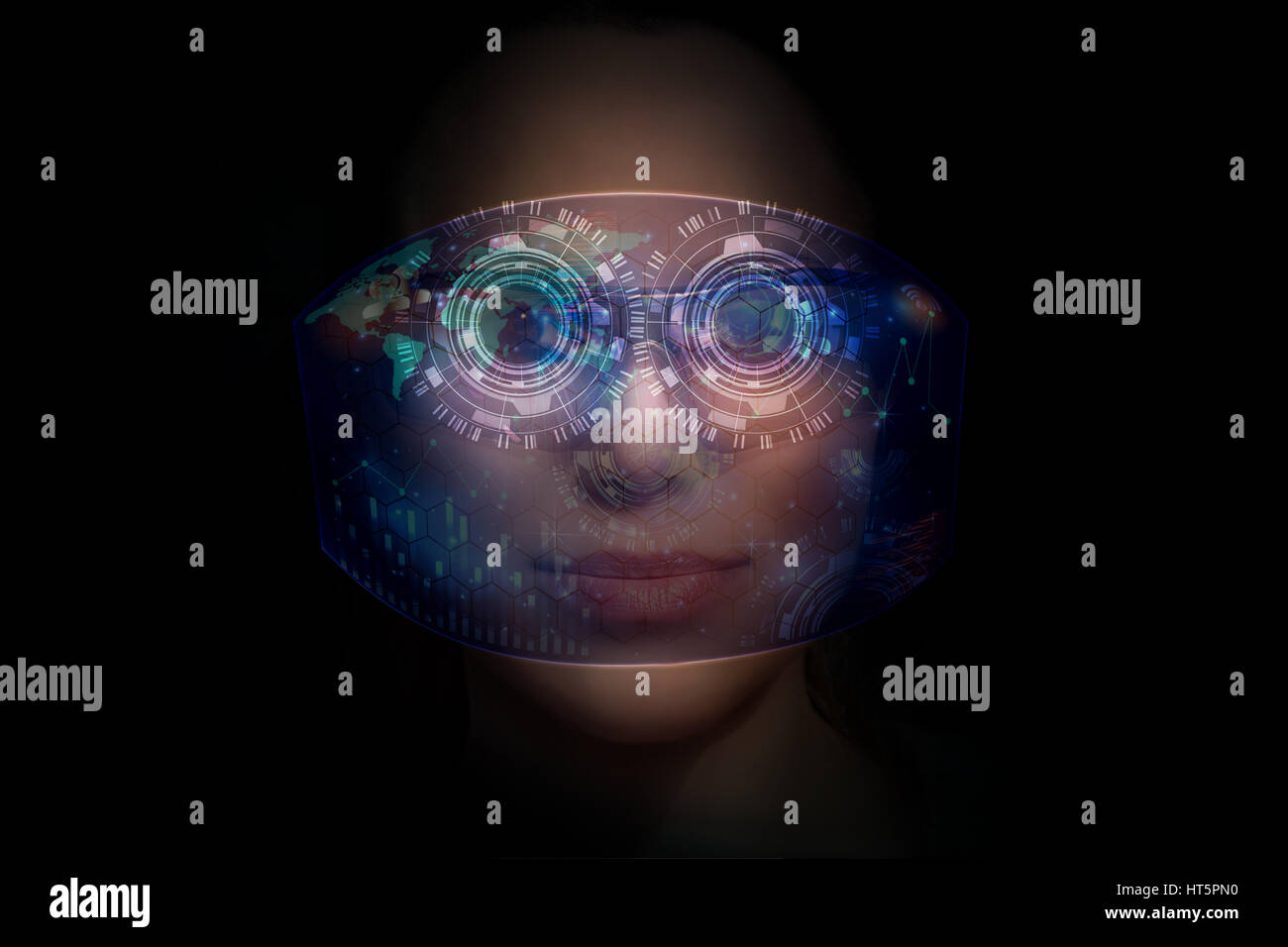 Futuristic human portrait hi-res stock photography and images - Alamy
