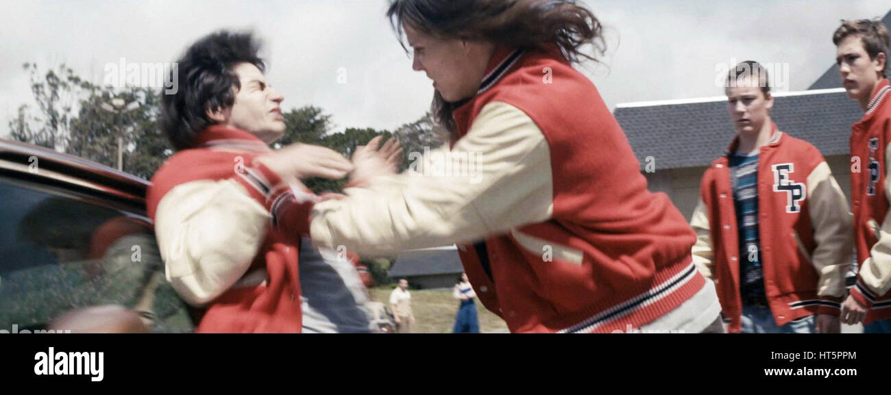 AMERICAN WRESTLER: THE WIZARD, from left, George Kosturos, Chase Mowen ...