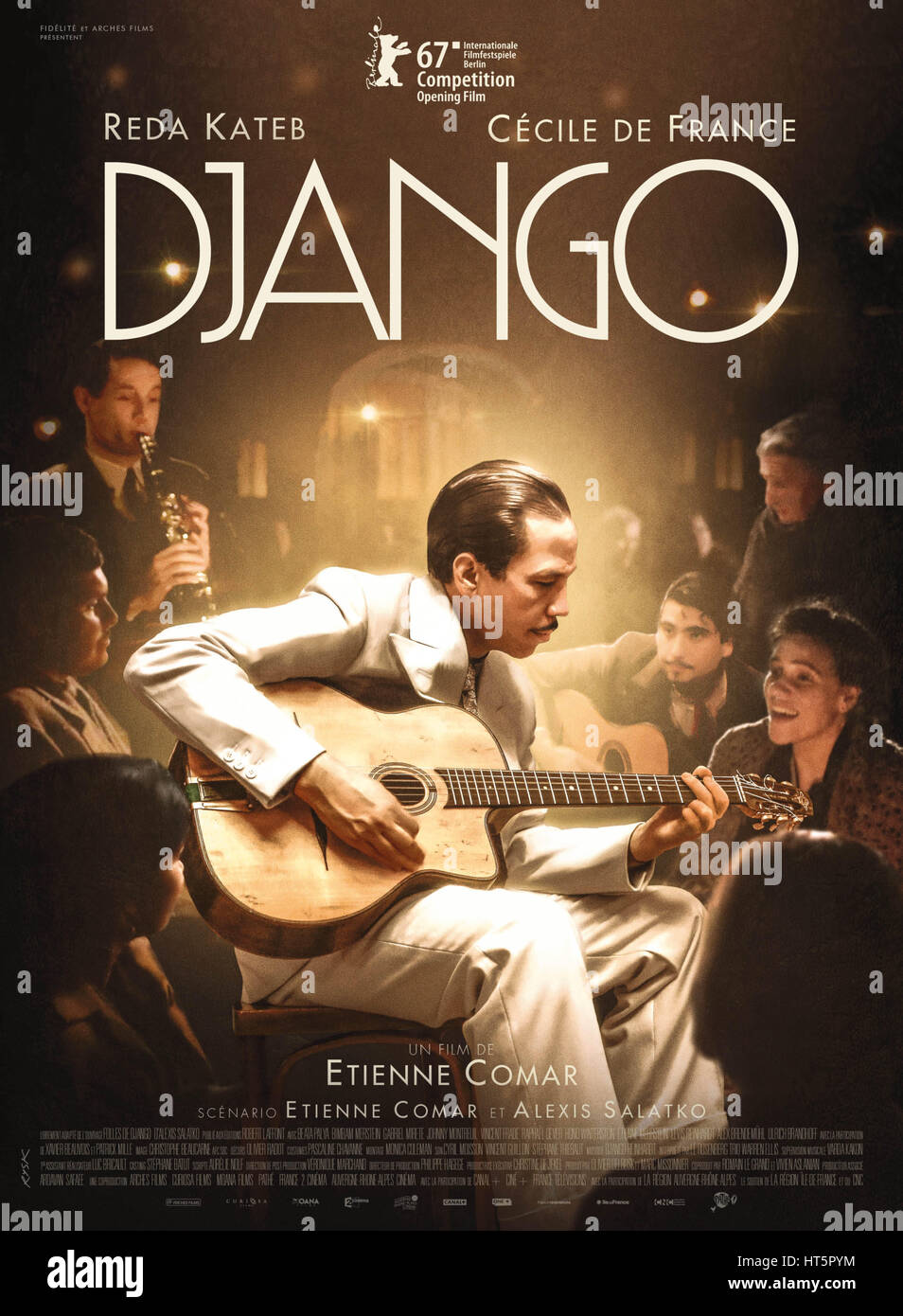 DJANGO, French poster, Reda Kateb as Django Reinhardt, 2017. © Pathe ...