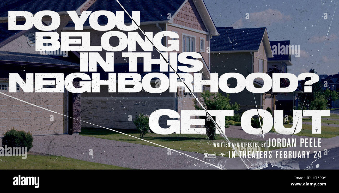 GET OUT, US poster, 2017. © Universal Pictures /Courtesy Everett ...