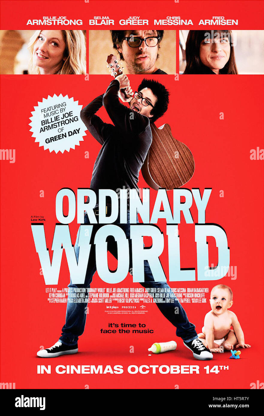 ORDINARY WORLD, US poster art, main image: Billie Joe Armstrong ...