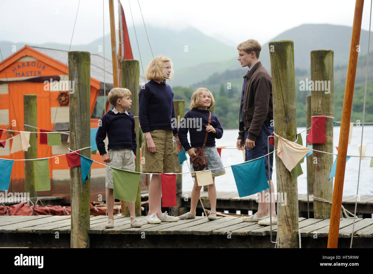 SWALLOWS AND AMAZONS, from left, Bobby McCulloch, Orla Hill, Teddie ...