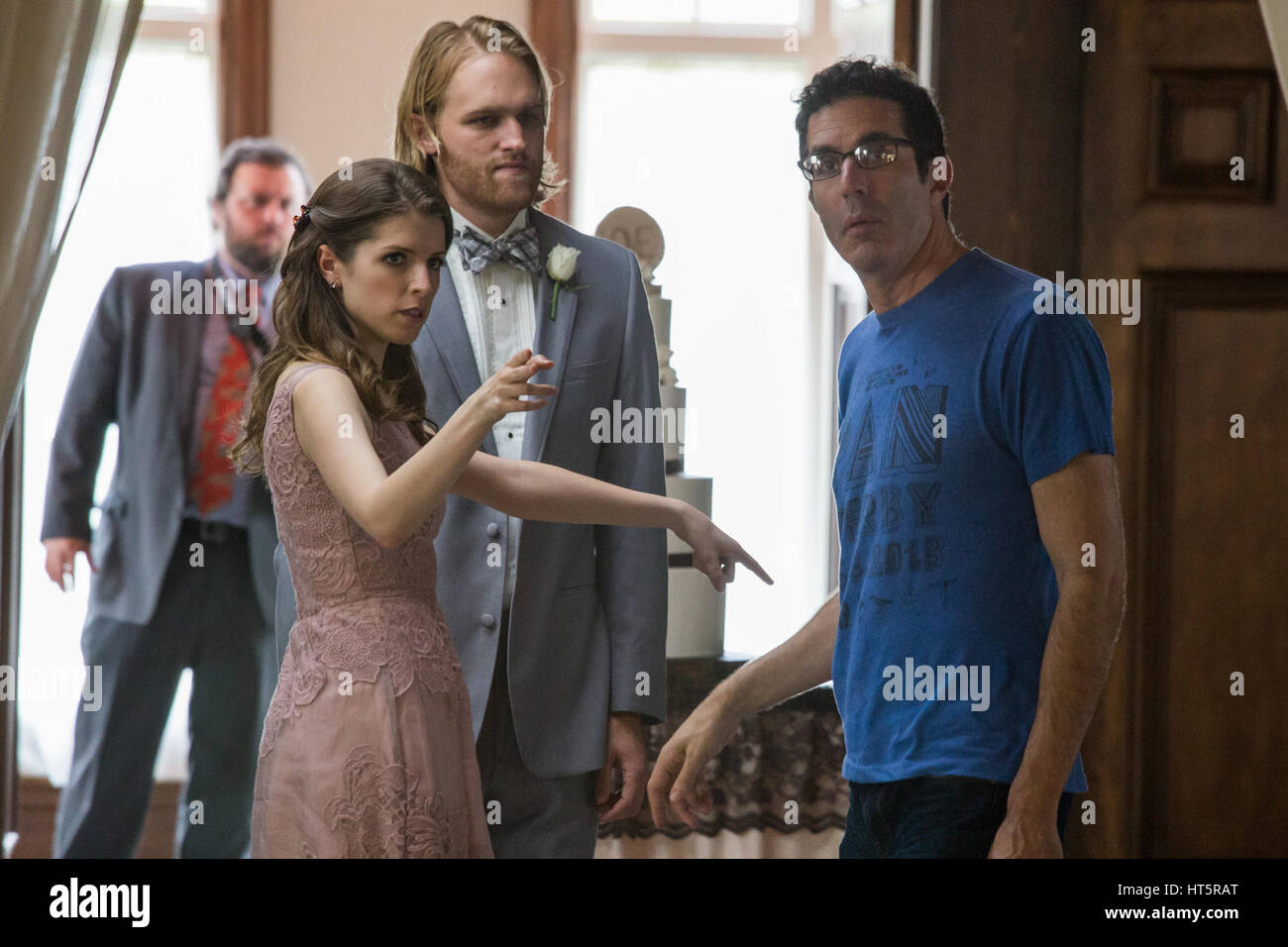 TABLE 19, l-r: Anna Kendrick, Wyatt Russell, director Jeffrey Blitz on ...
