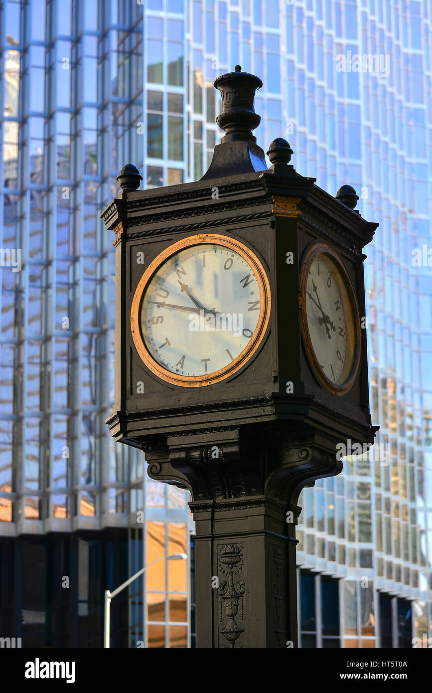 Clock ben on square Stock Photo - Alamy