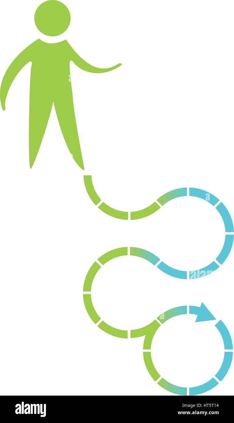 green man with symbol lines icon Stock Vector Image & Art - Alamy