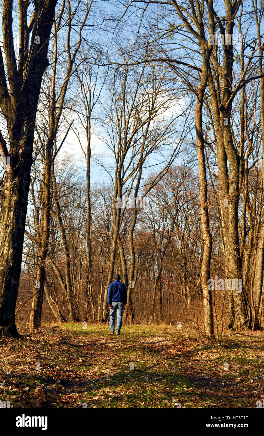 Lonely man fall hi-res stock photography and images - Alamy