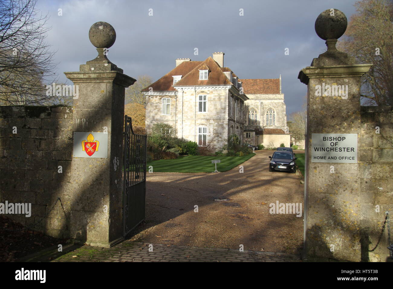 Wolvesey Palace, official residence of the Bishop of Winchester ...