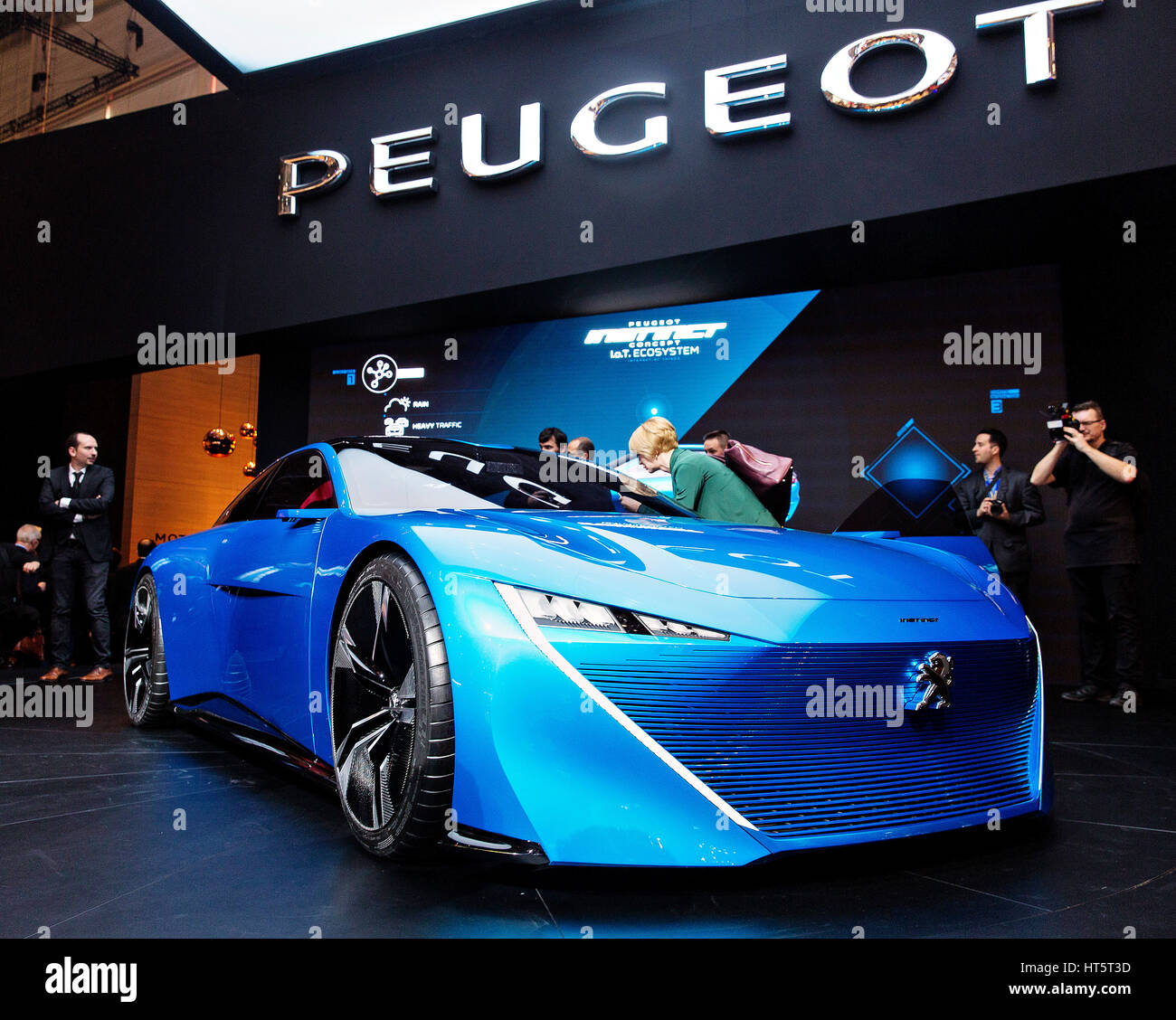 87th Geneva International Motor Show, Switzerland, Concept car Peugeot ...