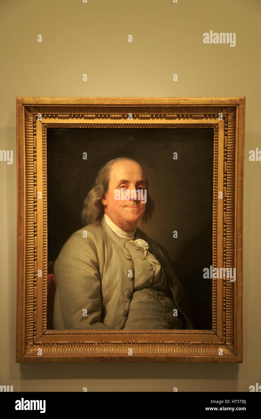 Benjamin Franklin's Portrait displaying at Smithsonian National ...