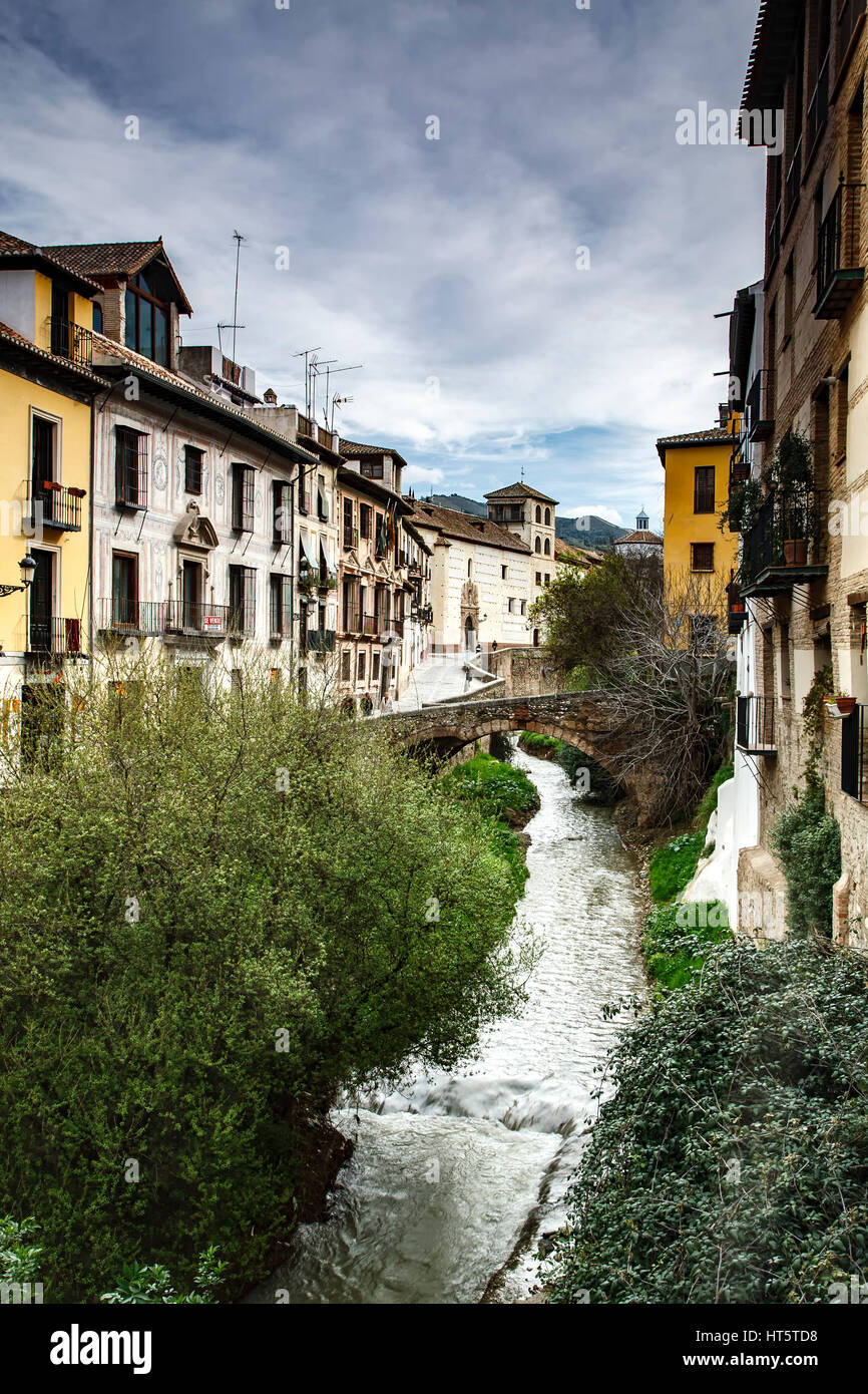 Darro River, Granada, Spain Stock Photo - Alamy