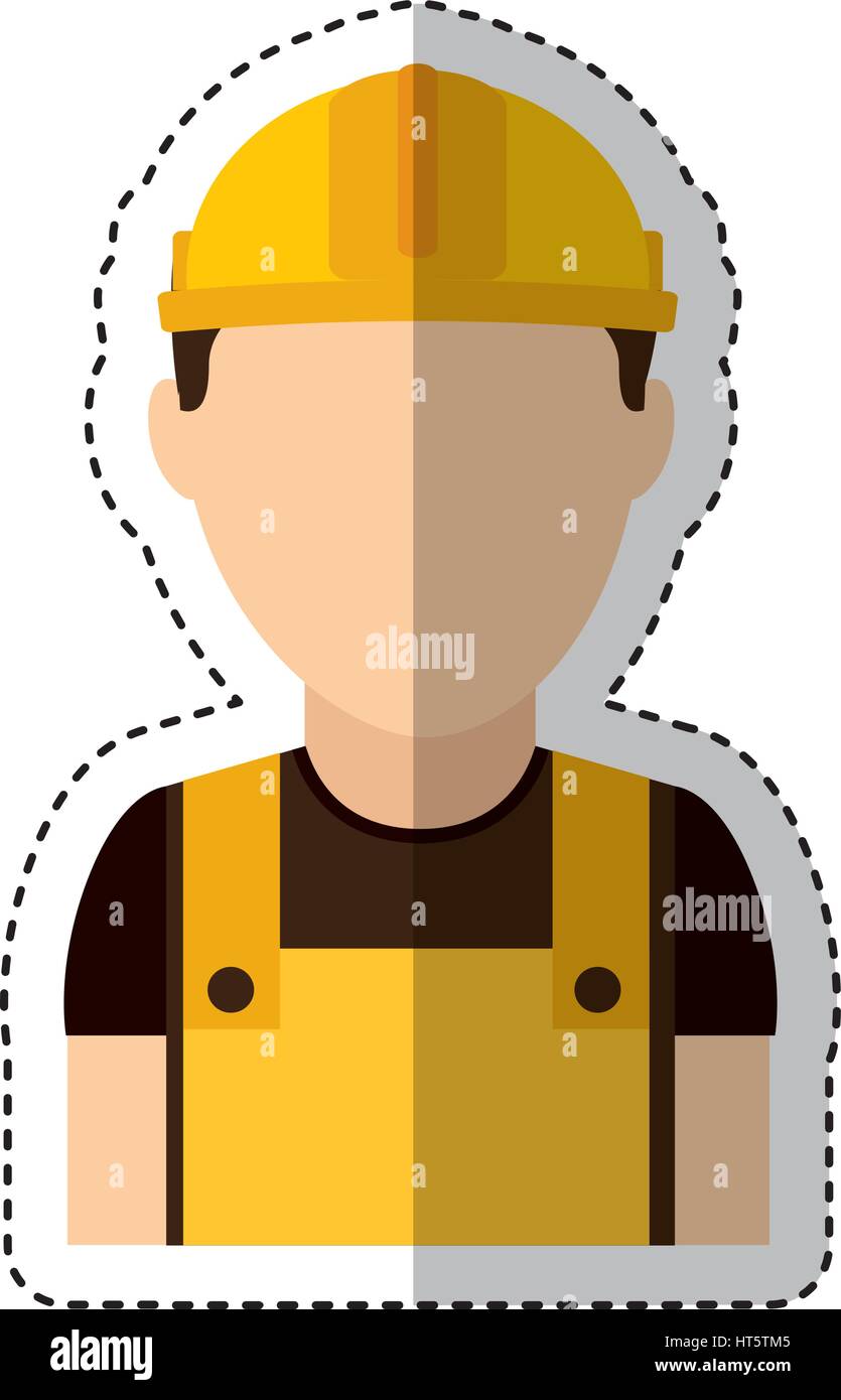 Construction workforce illustration Stock Vector Images - Alamy