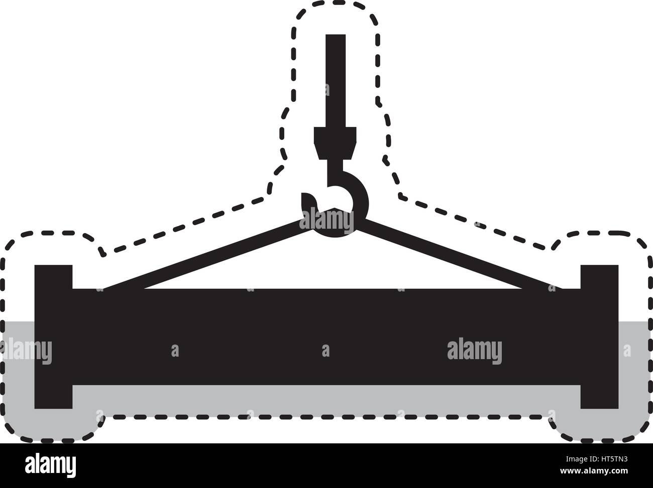 crane weight lifting service Stock Vector Image & Art - Alamy