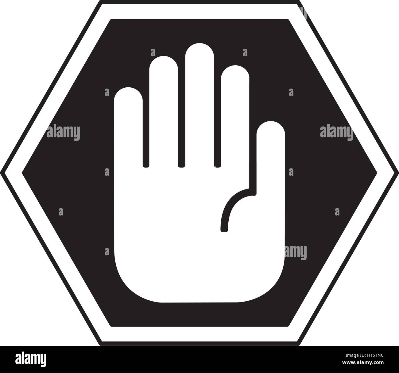 Symbol Hand Stop Stock Photos & Symbol Hand Stop Stock Images - Alamy