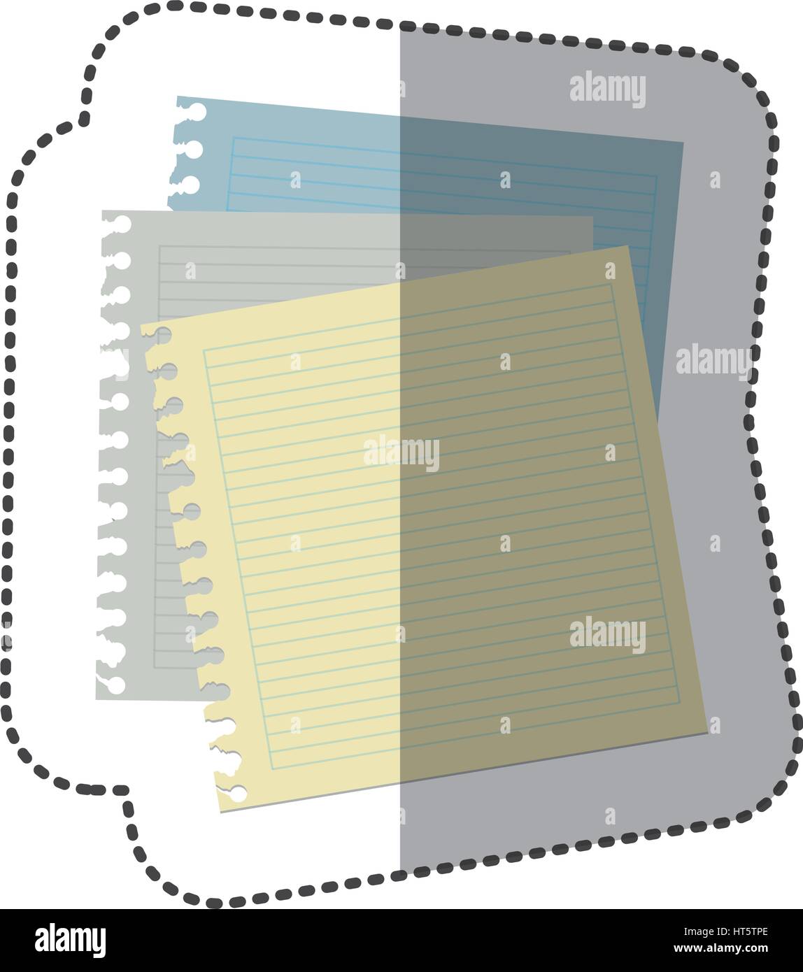 color notebooks school icon Stock Vector Image & Art - Alamy