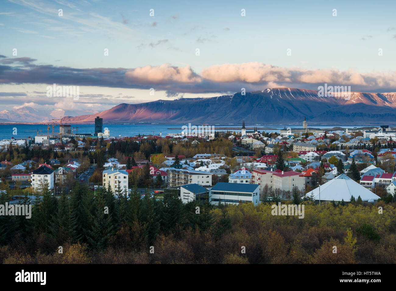Reykjavik city skyline hi-res stock photography and images - Alamy