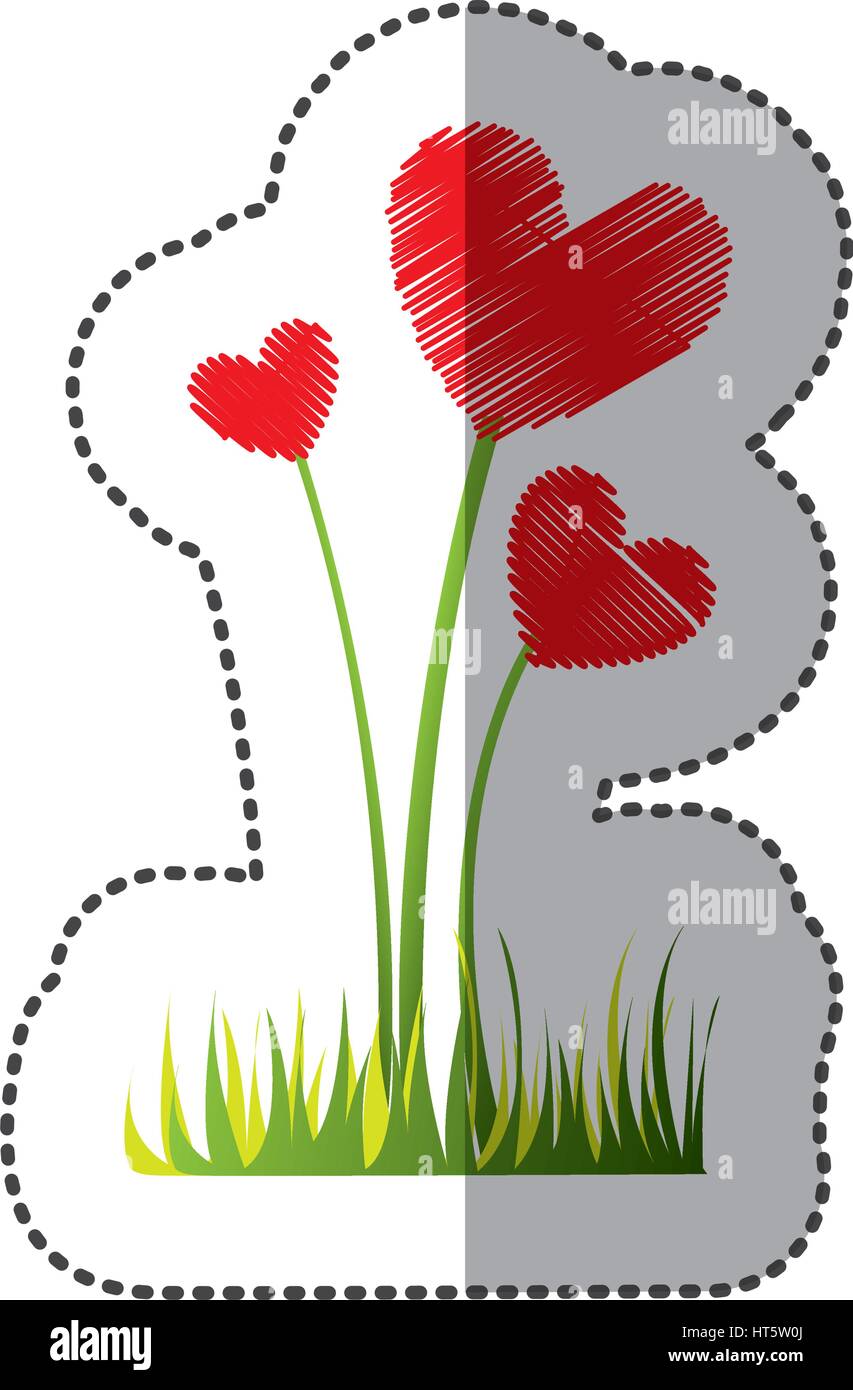 color plant heart icon Stock Vector Image & Art - Alamy