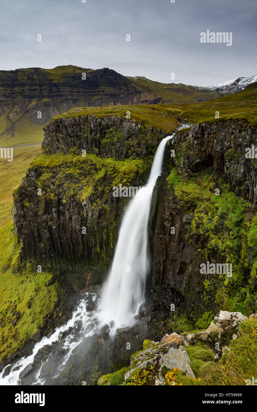 Snaefell Peninsula Waterfall, Iceland Stock Photo - Alamy
