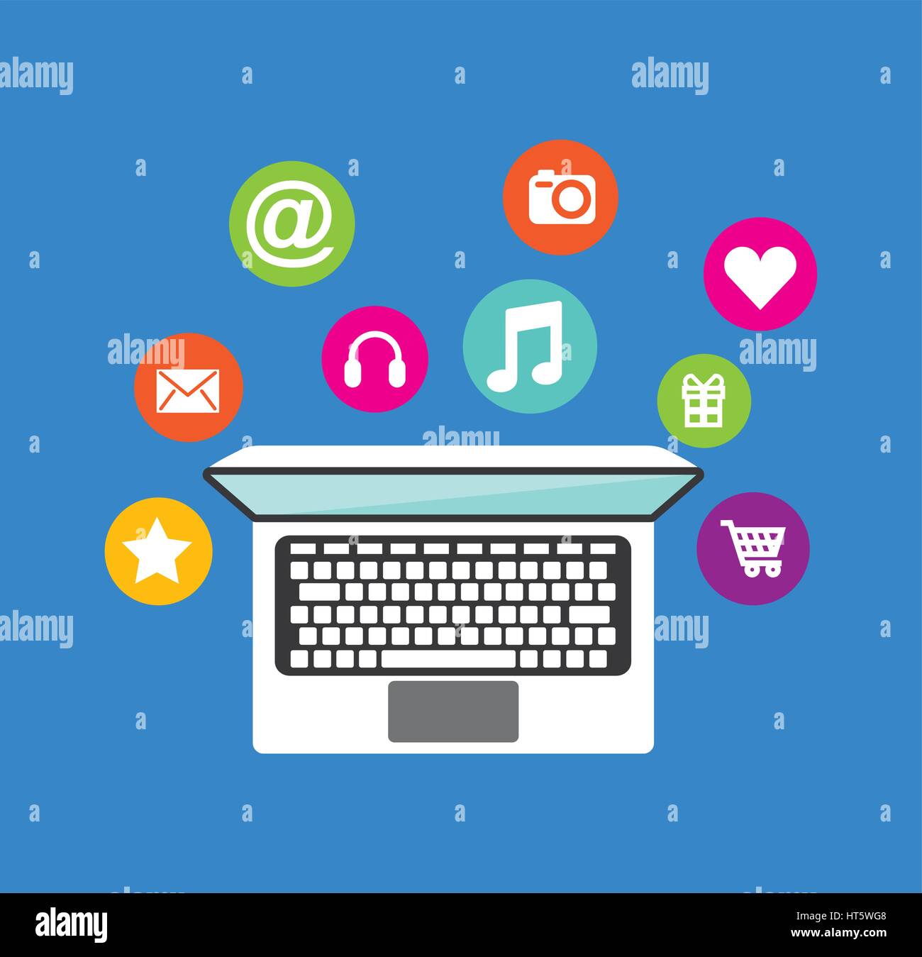 social media network icons Stock Vector Image & Art - Alamy