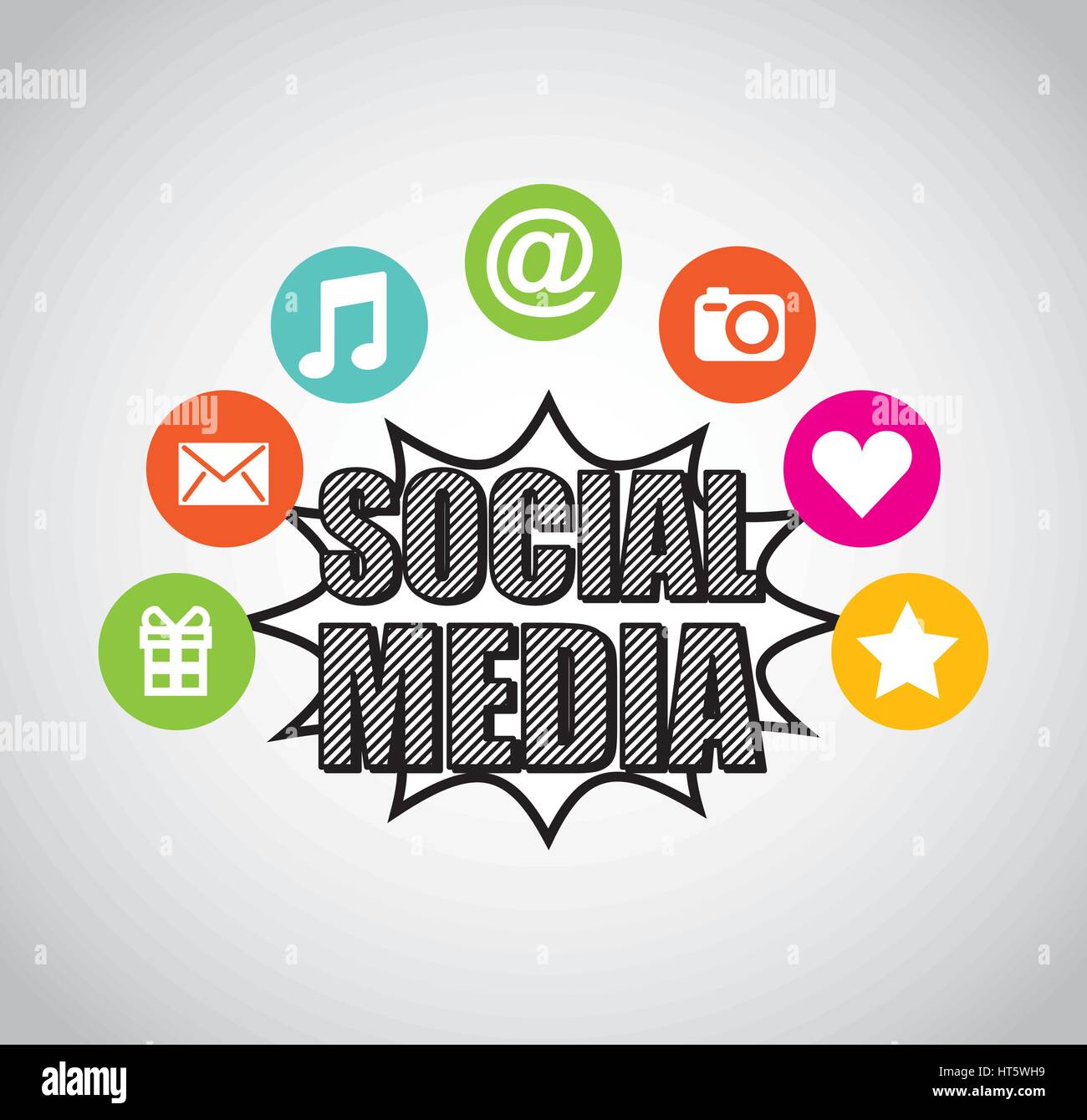 social media network icons Stock Vector Image & Art - Alamy