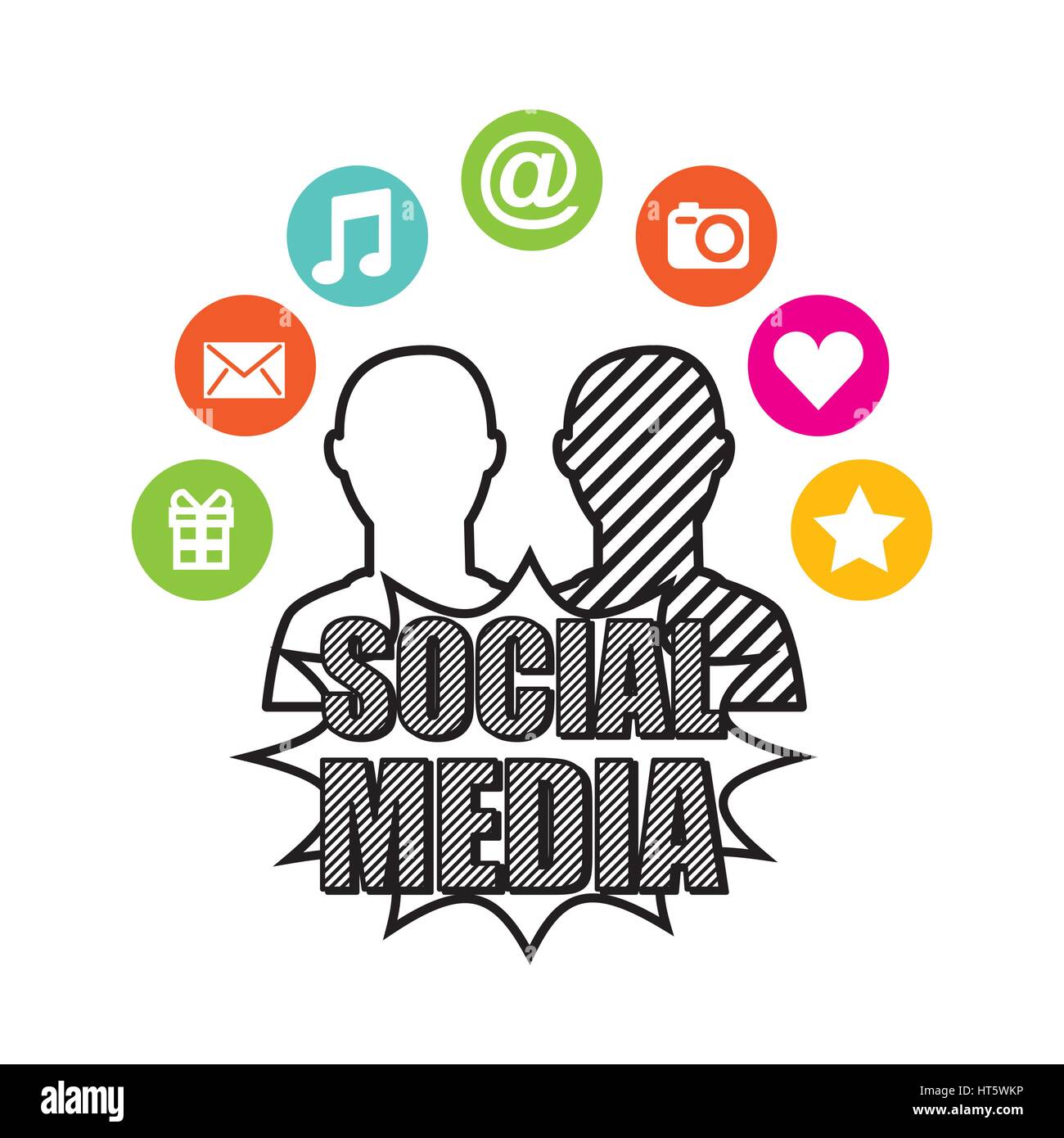 social media network icons Stock Vector Image & Art - Alamy