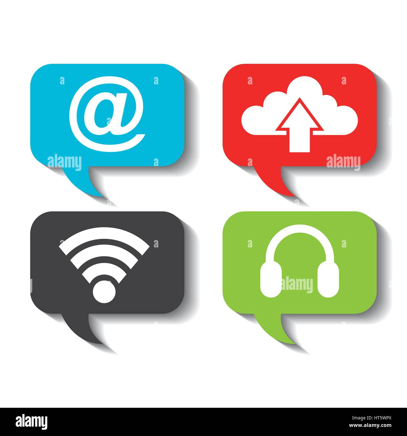 social media network icons Stock Vector Image & Art - Alamy