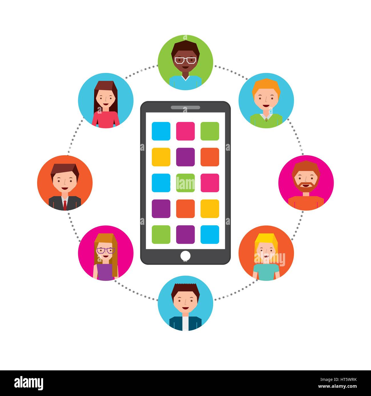 social media network icons Stock Vector Image & Art - Alamy